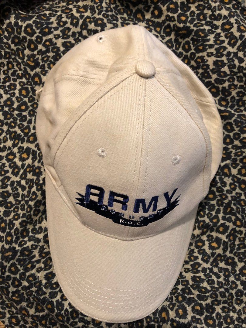 二手 古著 Roc army 國軍 老帽 棒球帽 cap, 他的時尚, 手錶及配件, 帽子在旋轉拍賣