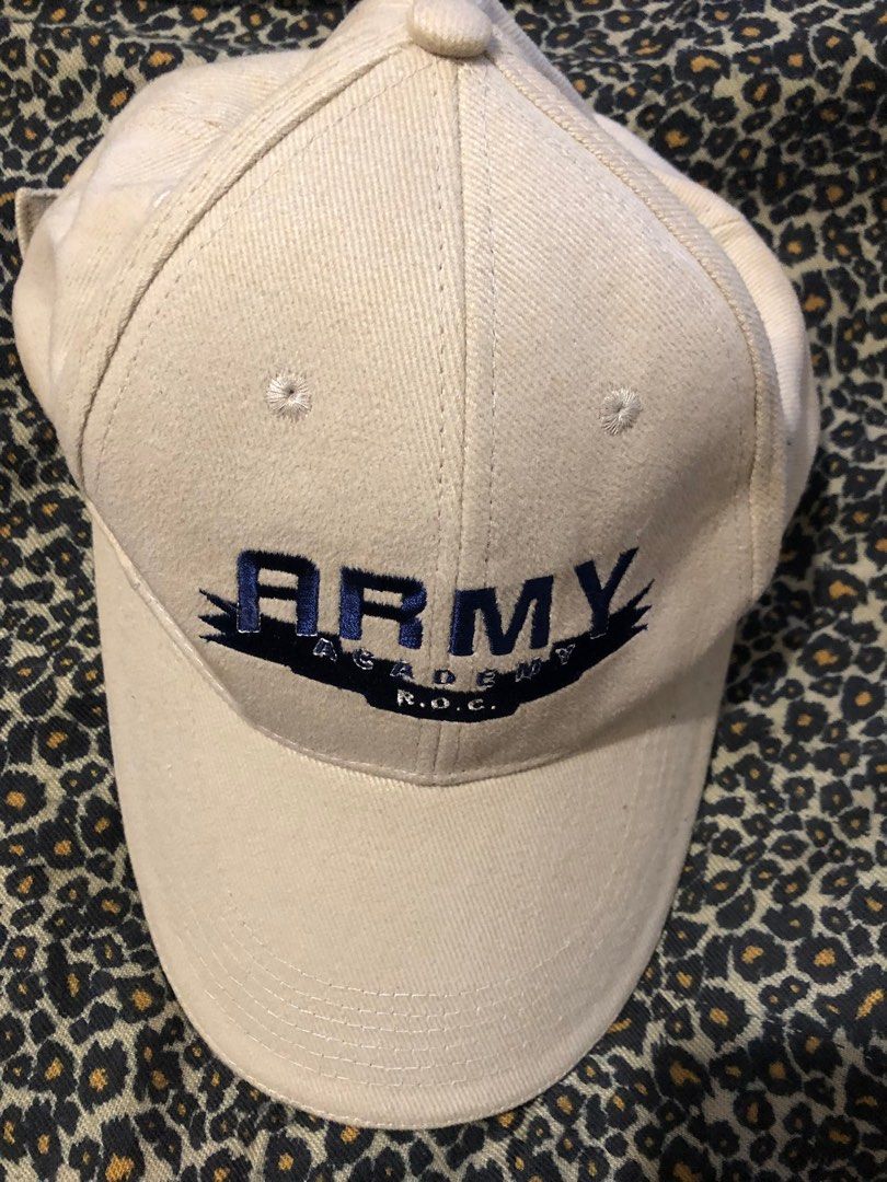 二手 古著 Roc army 國軍 老帽 棒球帽 cap, 他的時尚, 手錶及配件, 帽子在旋轉拍賣
