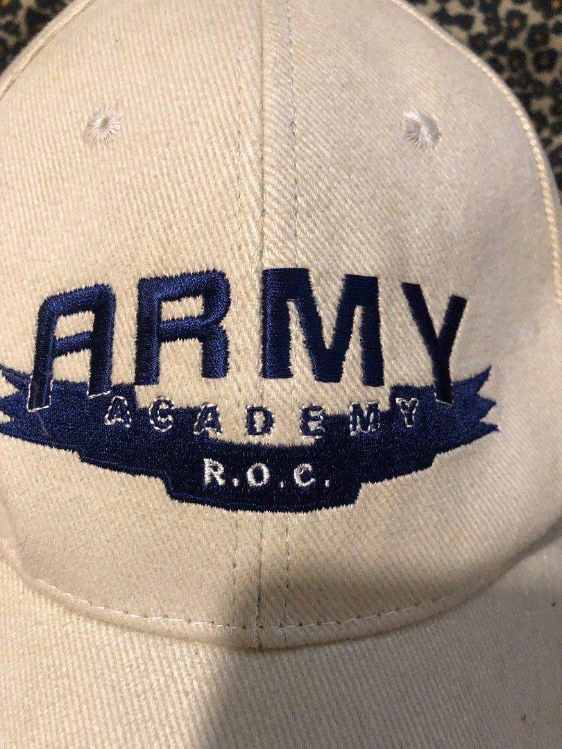 二手 古著 Roc army 國軍 老帽 棒球帽 cap, 他的時尚, 手錶及配件, 帽子在旋轉拍賣