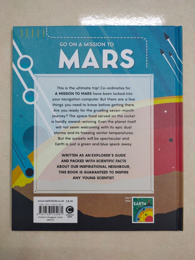 [ Carlton Kids ] Go On a Mission to Mars (Children), Hobbies & Toys ...