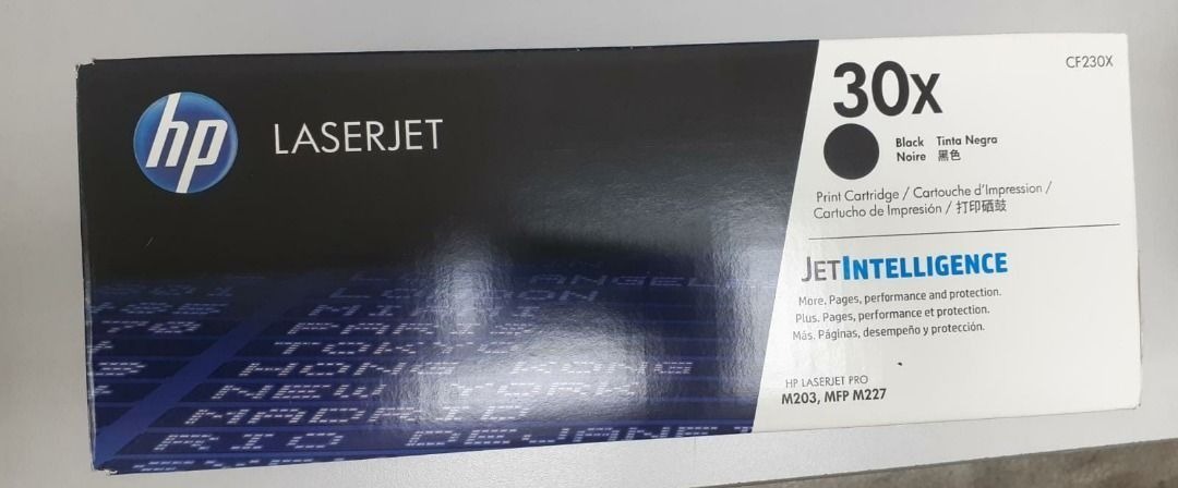 惠普 LaserJet 碳粉盒 (CF230X) HP 30X 高打印量黑色原廠, 電腦＆科技, 打印機及影印機 - Carousell