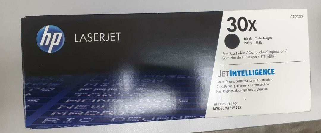 惠普 LaserJet 碳粉盒 (CF230X) HP 30X 高打印量黑色原廠, 電腦＆科技, 打印機及影印機 - Carousell