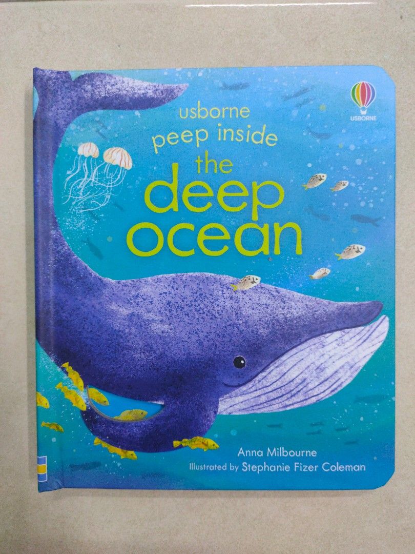 [ Usborne Peep Inside ] The Deep Ocean (Children), Hobbies & Toys ...