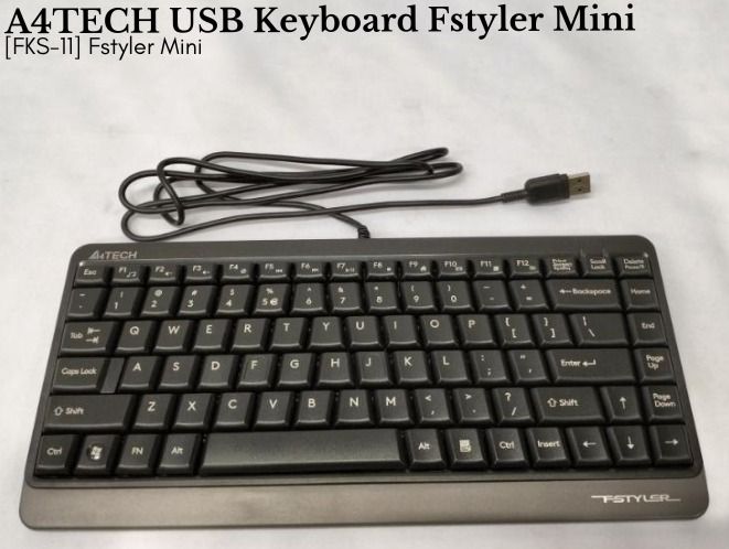 A4tech Fstyler Fks 11 Compact Usb Mini Keyboard On Carousell