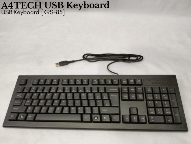 A4TECH KRS-85 Natural_A-shaped Round Edge USB Keyboard on Carousell
