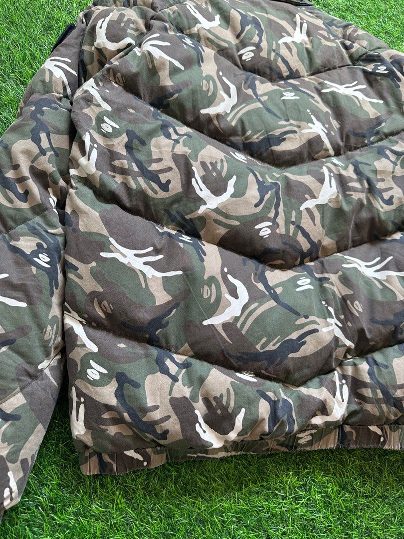 Aape By bathing ape camouflage puffer jacket Authentic, Men's Fashion ...