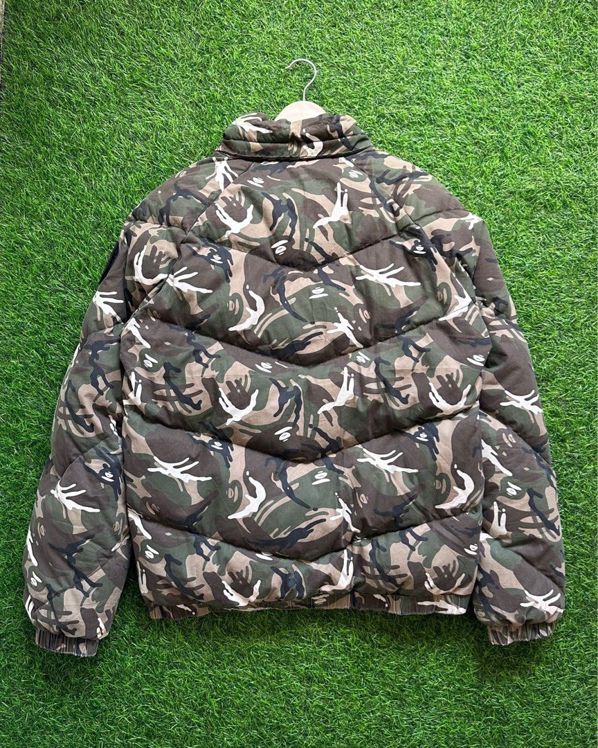 Aape By bathing ape camouflage puffer jacket Authentic, Men's Fashion ...