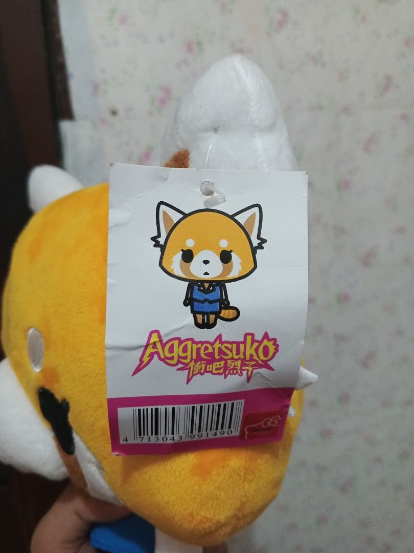 Aggretsuko Authentic Plush with paper tag, Hobbies & Toys, Toys & Games ...
