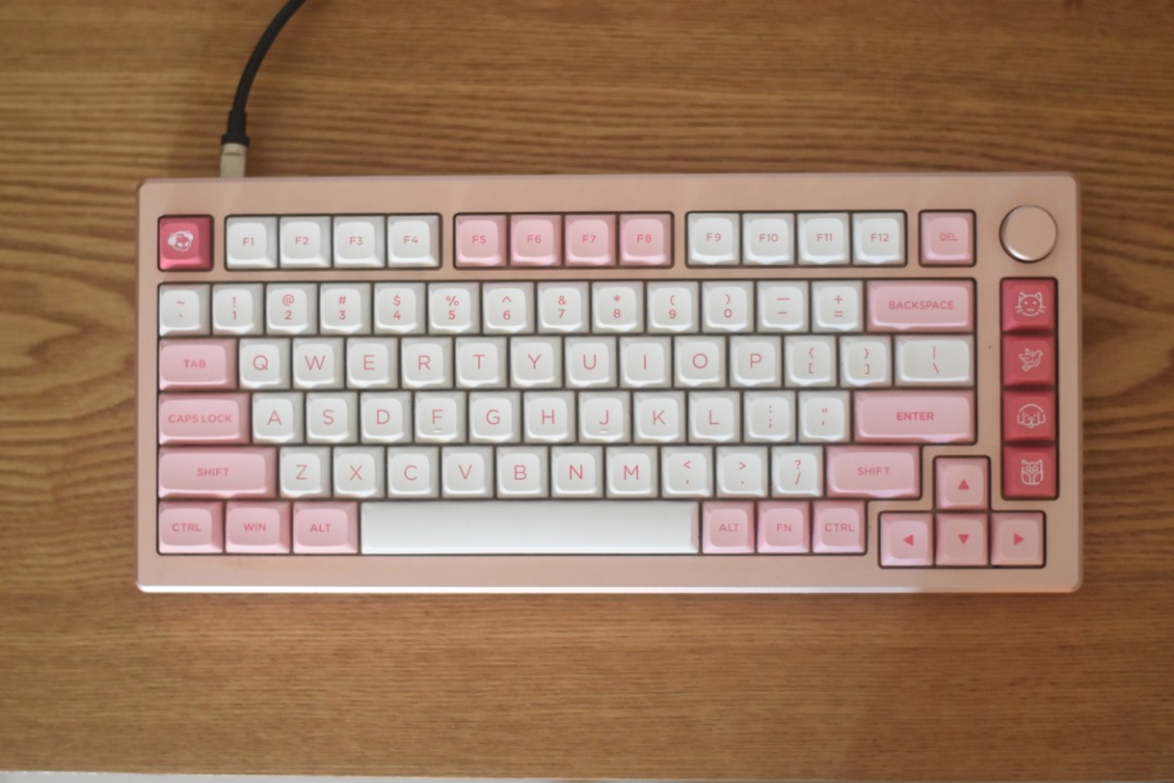 AKKO MOD007 Sakura Pink mechanical keyboard, Computers & Tech, Parts ...
