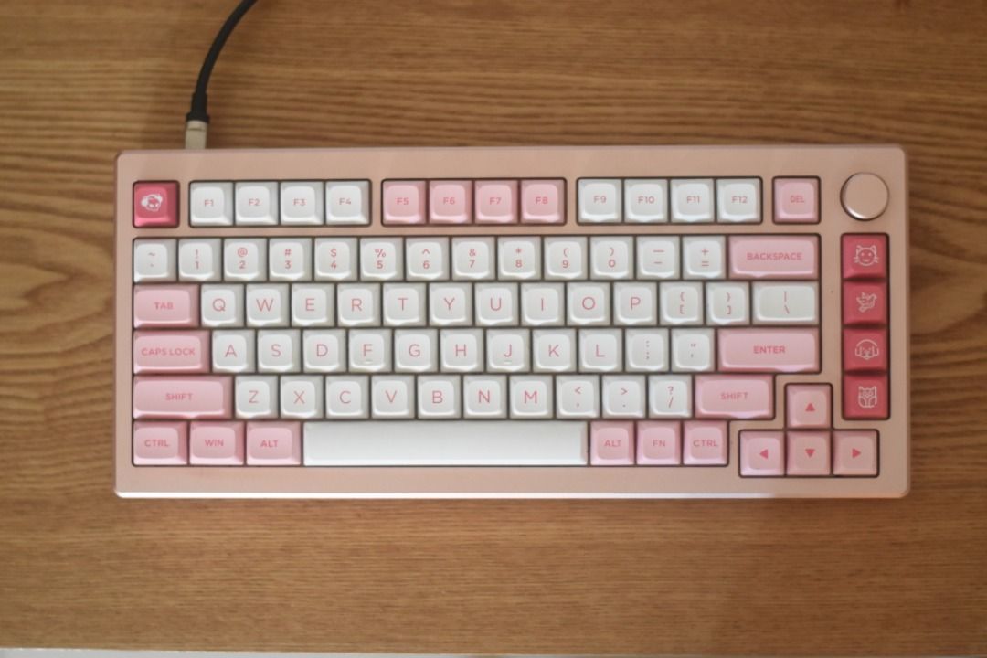 AKKO MOD007 Sakura Pink mechanical keyboard, Computers & Tech, Parts ...