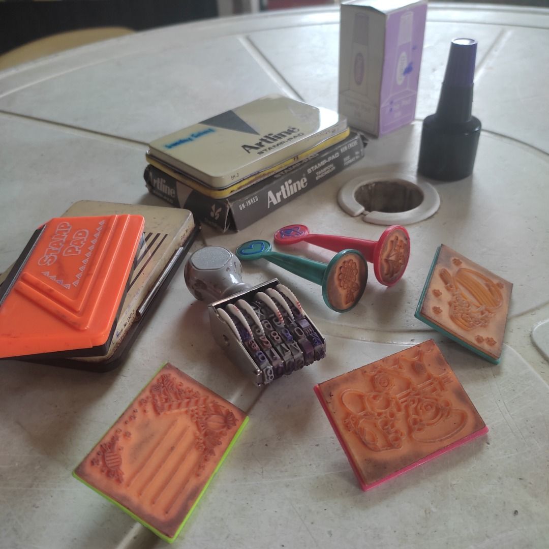 Artline Stamp Pad Pantatak Numbering Stamp With Ink on Carousell