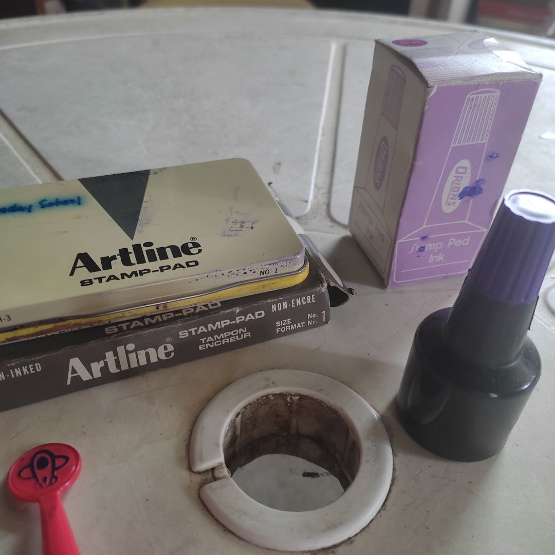 Artline Stamp Pad Pantatak Numbering Stamp With Ink on Carousell