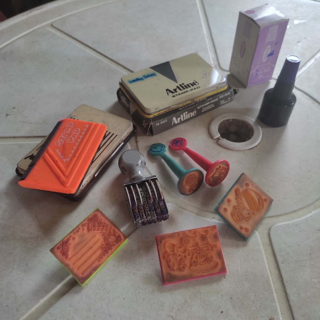 Artline Stamp Pad Pantatak Numbering Stamp With Ink on Carousell
