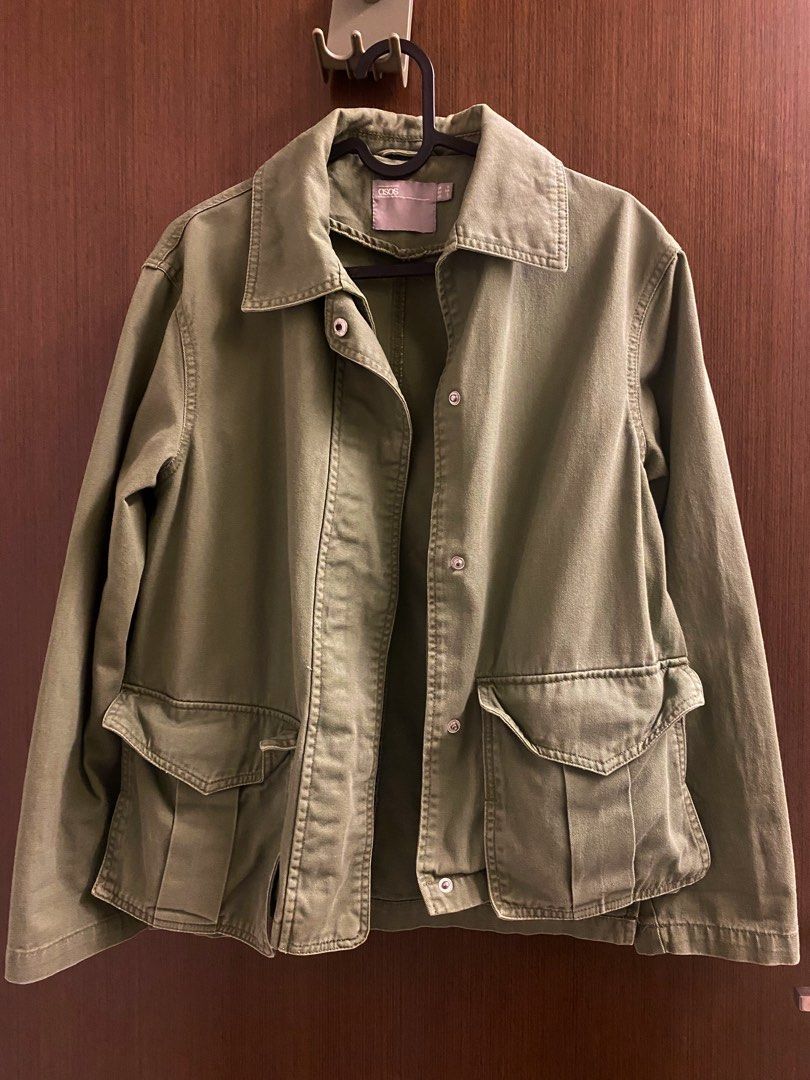 ASOS army jacket, Women's Fashion, Coats, Jackets and Outerwear on ...