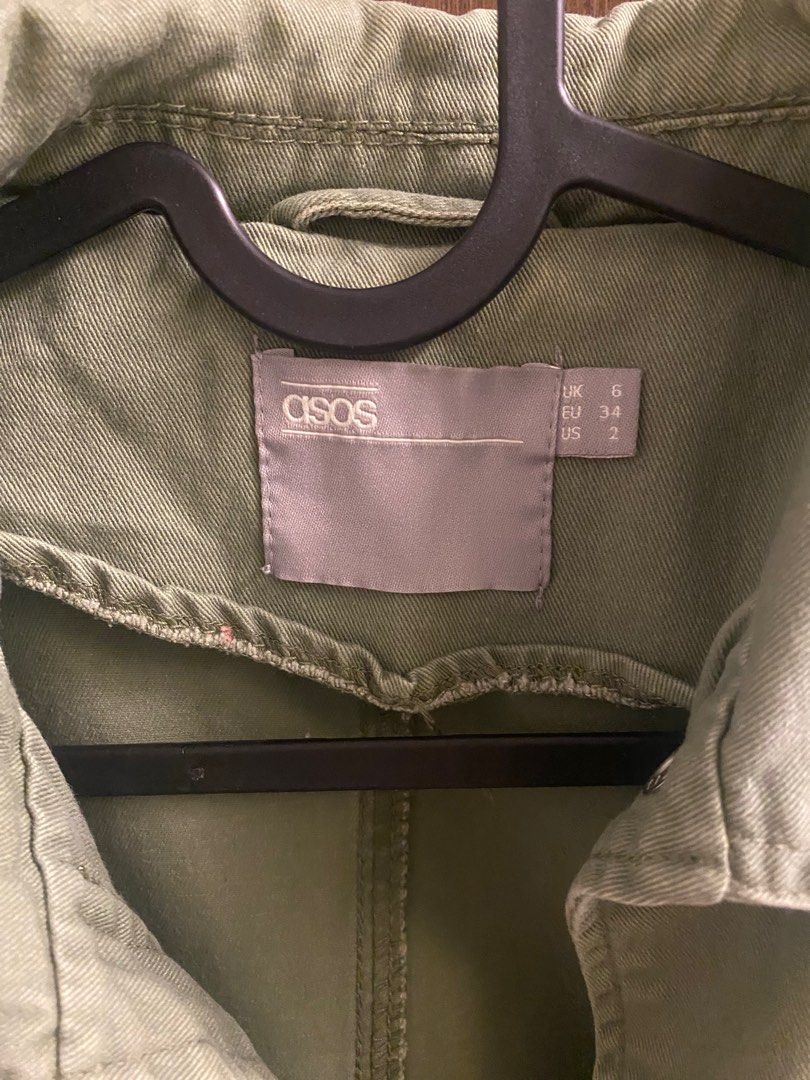 ASOS army jacket, Women's Fashion, Coats, Jackets and Outerwear on ...