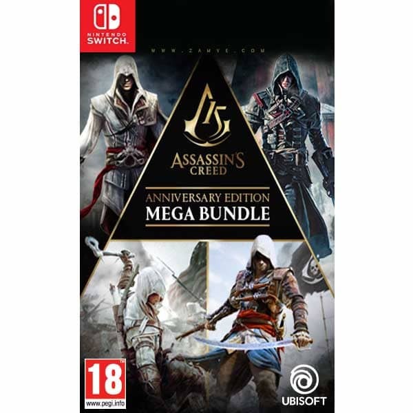 Assassin's Creed Anniversary Edition Mega Bundle Nintendo Switch, Video ...