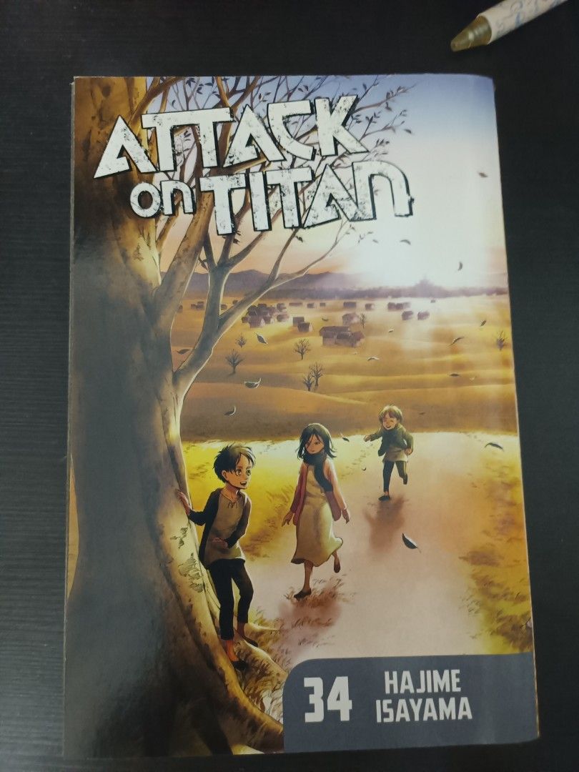 Attack on titan (aot) final volume( vol 34), Hobbies & Toys, Books ...