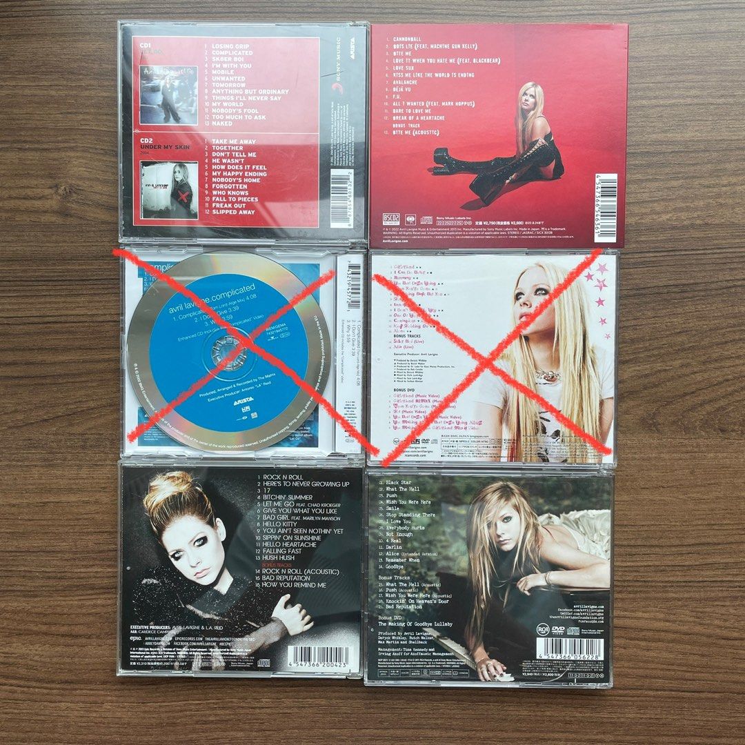 Avril Lavigne Cds Hobbies And Toys Music And Media Cds And Dvds On Carousell