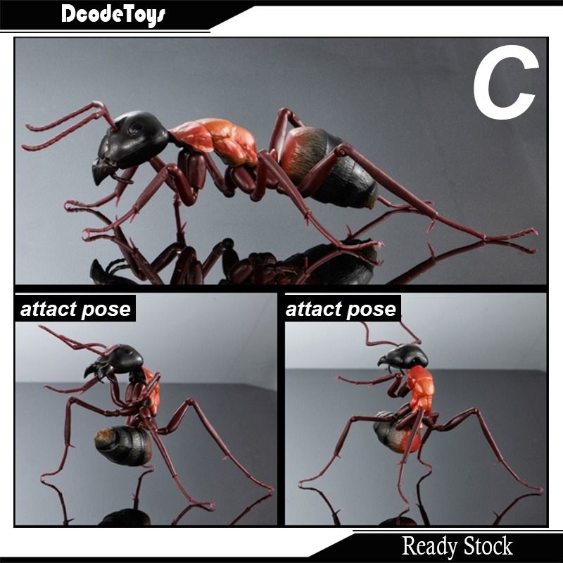 Bandai Ant Gashapon 蚂蚁 gasha ants lizard Insect Bug Movable Animal ...