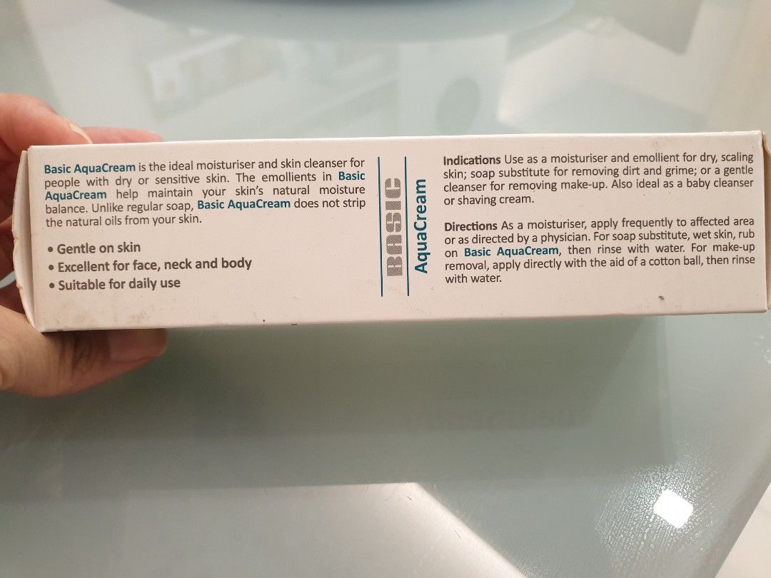 Basic AquaCream aqueous cream, Beauty & Personal Care, Bath & Body ...