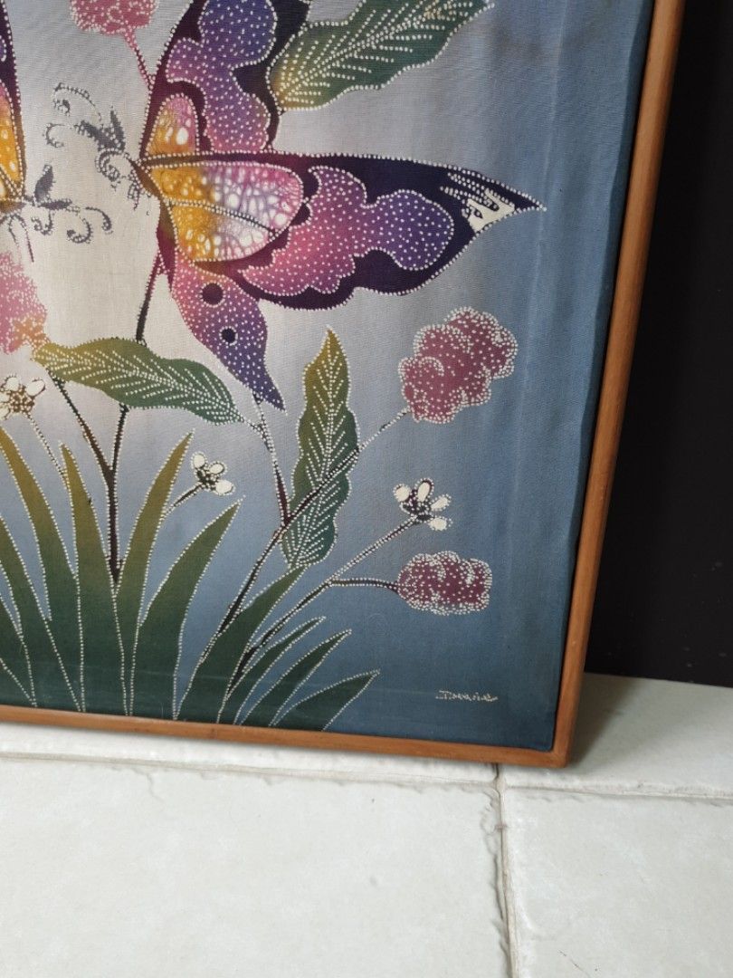 Batik Artwork In Wooden Frame, Furniture & Home Living, Home Decor ...