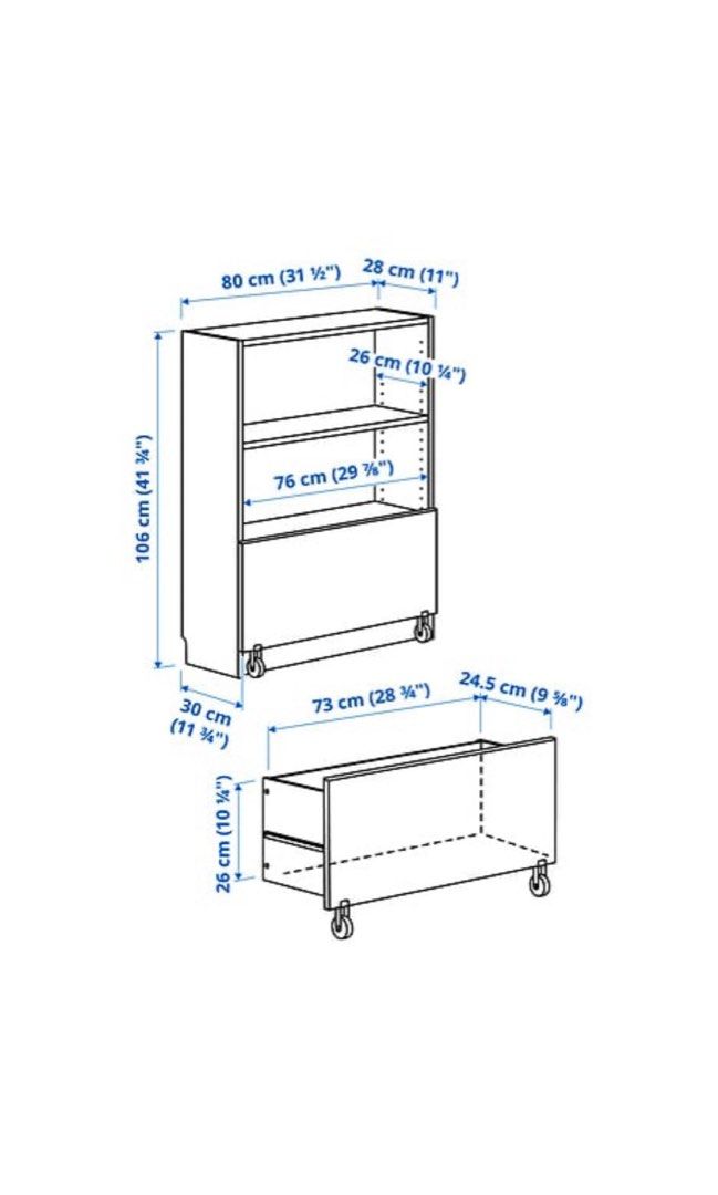 BILLY Bookcase with drawer ikea billy brand new free delivery Malm ...