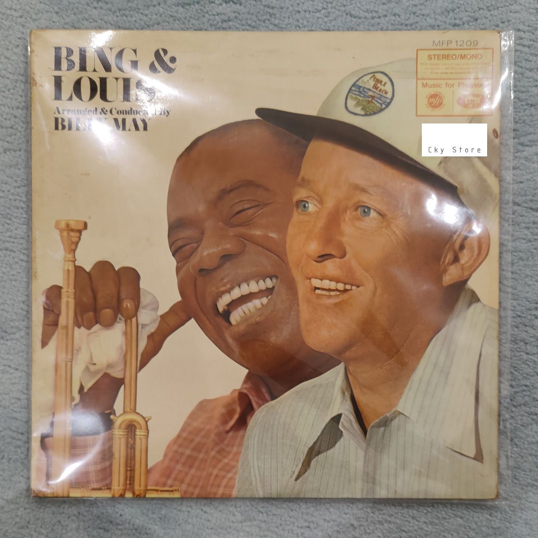 Bing Crosby & Louis Armstrong - Bing and Louis 1967 (LP Vinyl Record ...