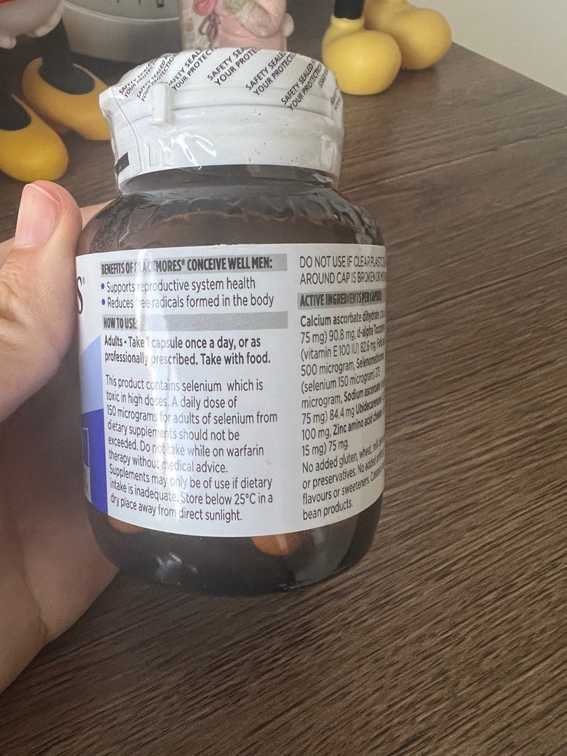 Blackmore Conceive Well Men - Sealed, Health & Nutrition, Health ...