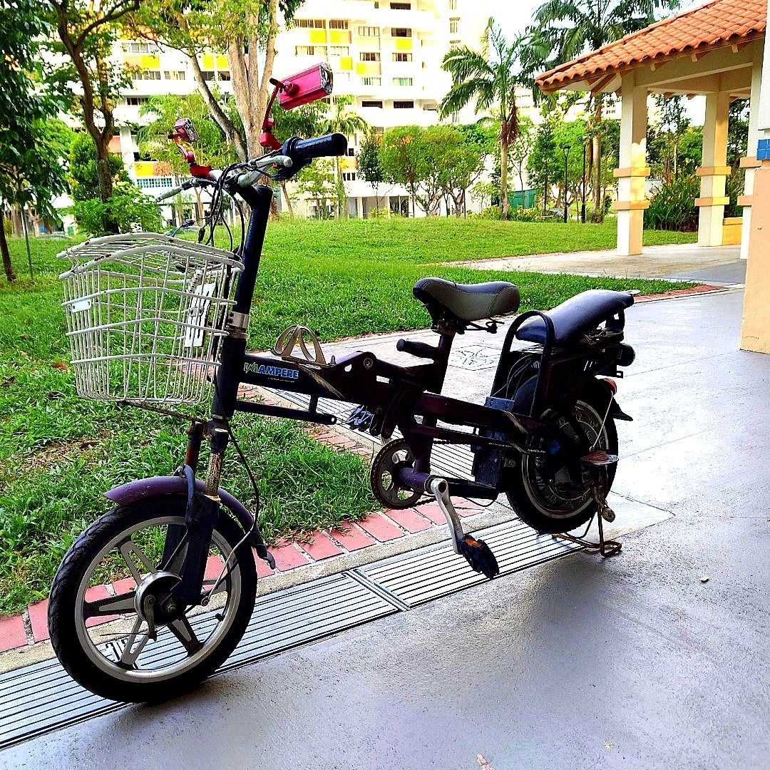 Blue Tag Frame Setup E-Bike PAB power assisted bicycle electric scooter ...