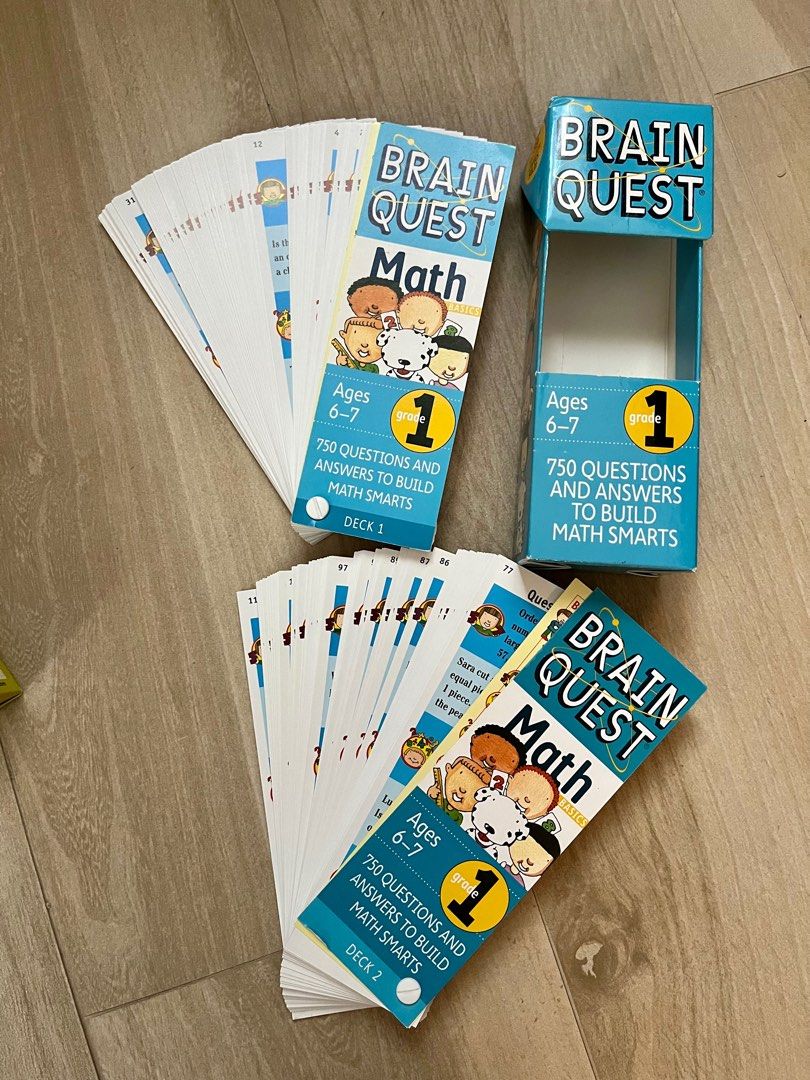 Brain Quest Grade 1 (math, reading, general), 興趣及遊戲, 書本 & 文具, 小朋友書 ...