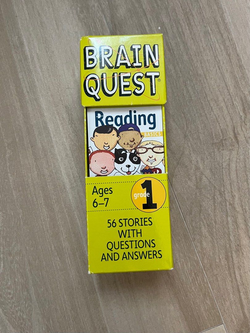 Brain Quest Grade 1 (math, reading, general), 興趣及遊戲, 書本 & 文具, 小朋友書 ...