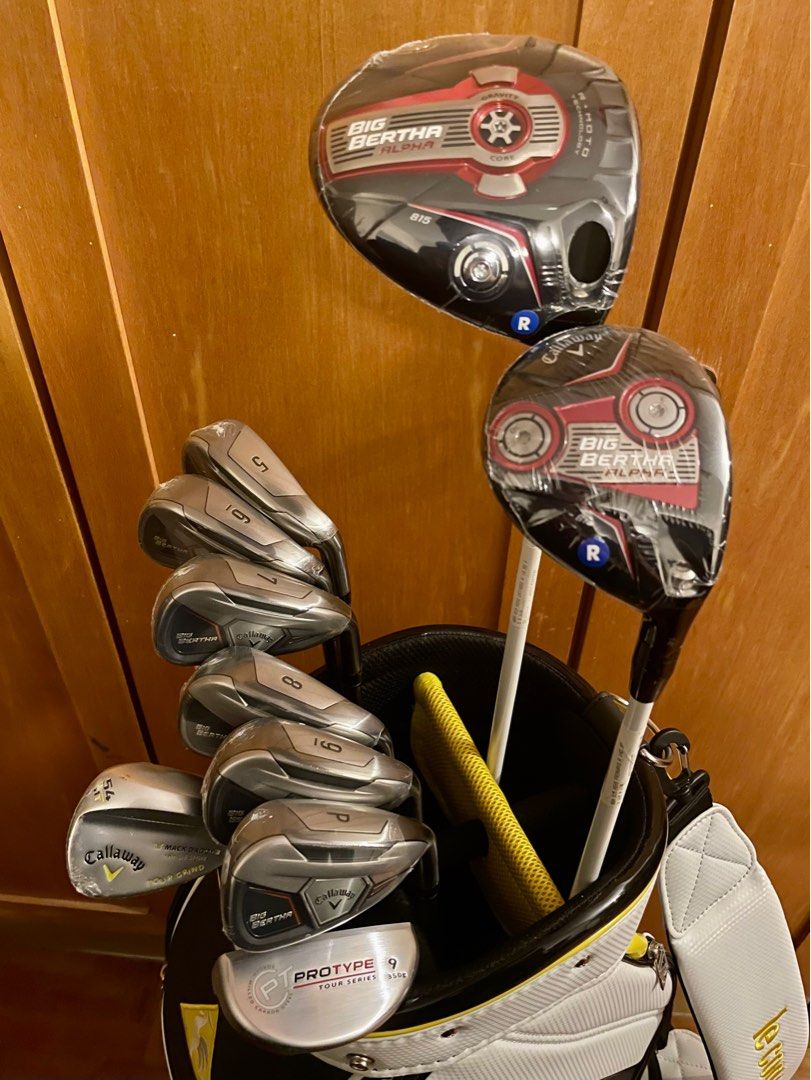 (Brand New) Callaway Full Complete Golf Set + Le Coq Sportif Golf Bag, Sports Equipment, Sports ...