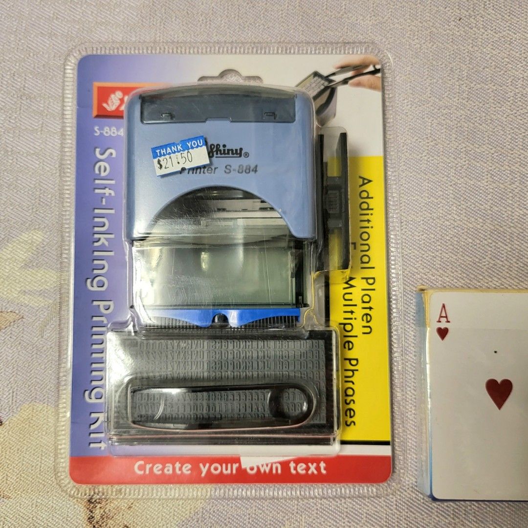 Brand new in wrapping. Shiny Self Inking Printing Kit, Hobbies & Toys ...