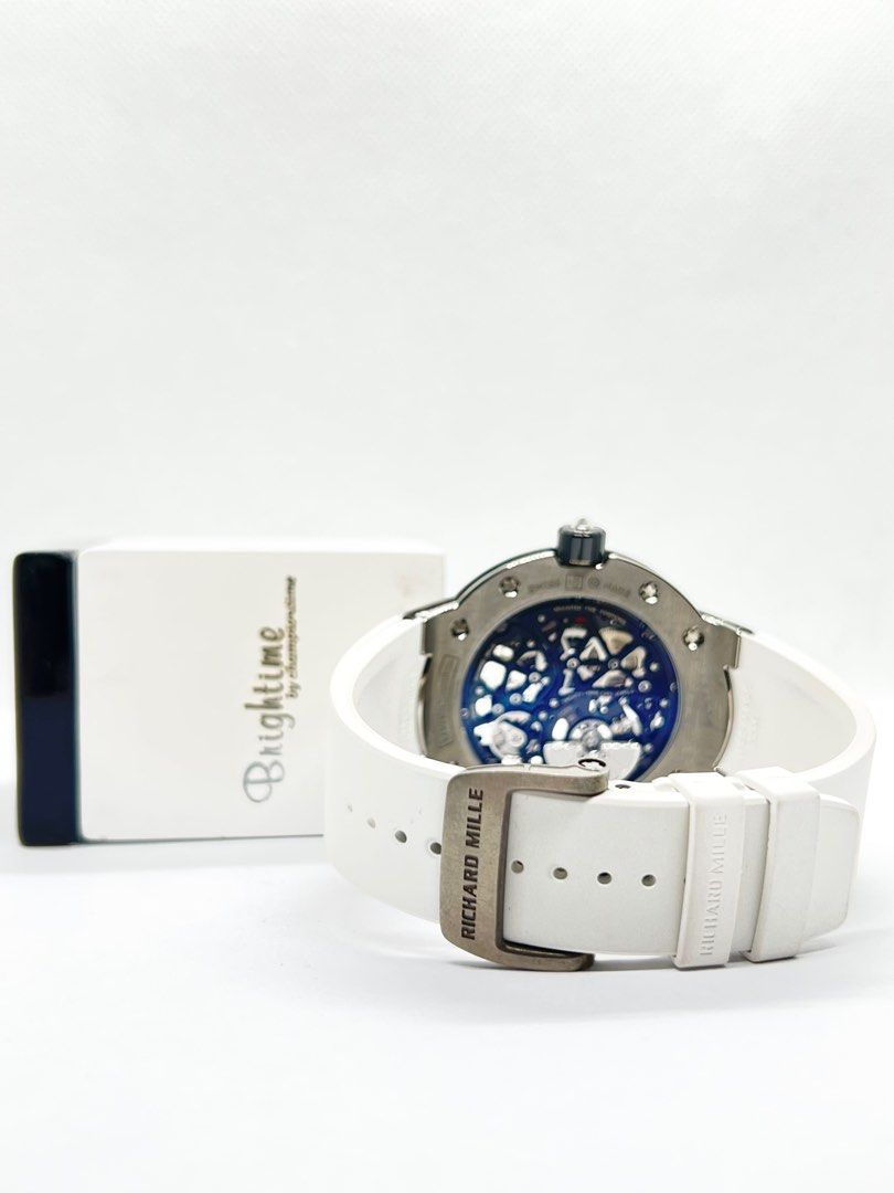 Brand New Richard Mille RM 033 TI Skelton Dial Automatic Titanium ...