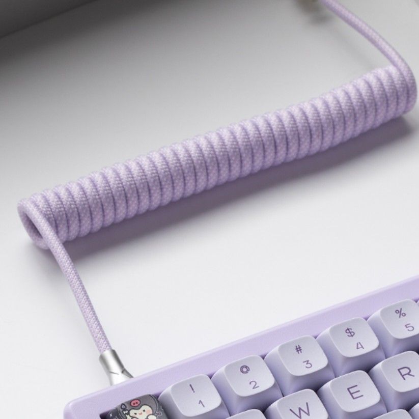 Coiled Aviator Cable for mechanical keyboard coiled cable with aviator ...