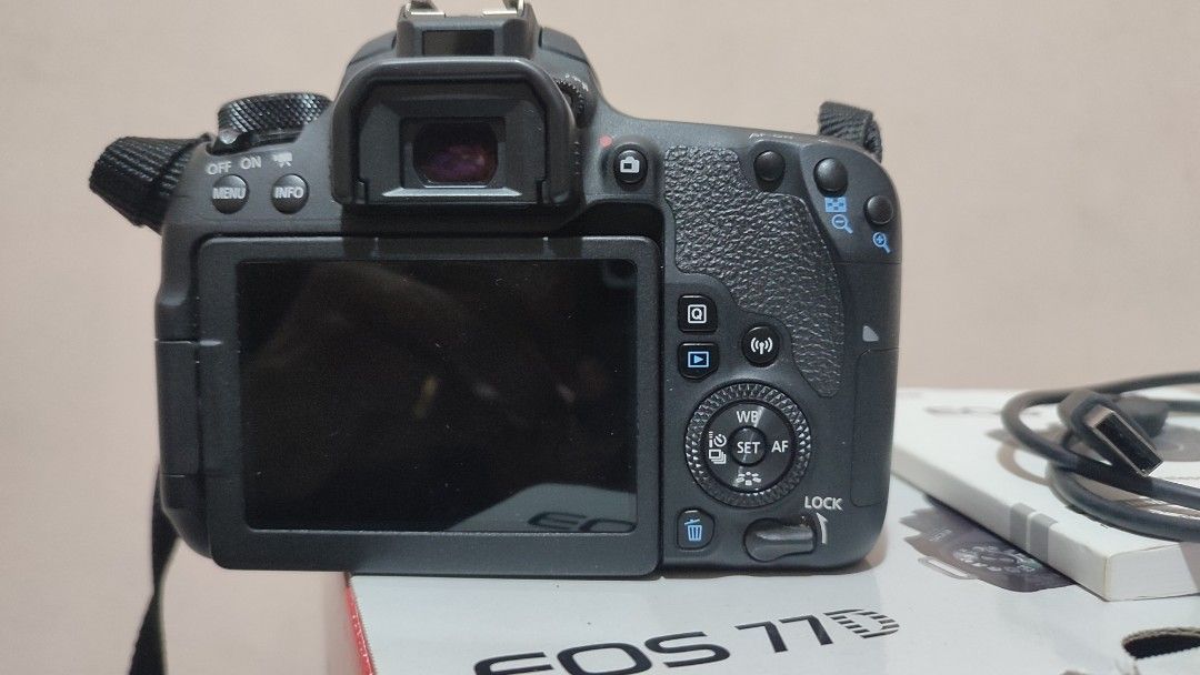 Canon 77D body, Photography, Cameras on Carousell