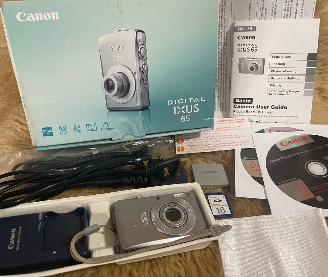 Canon Digital IXUS 65 Camera, Photography, Cameras on Carousell