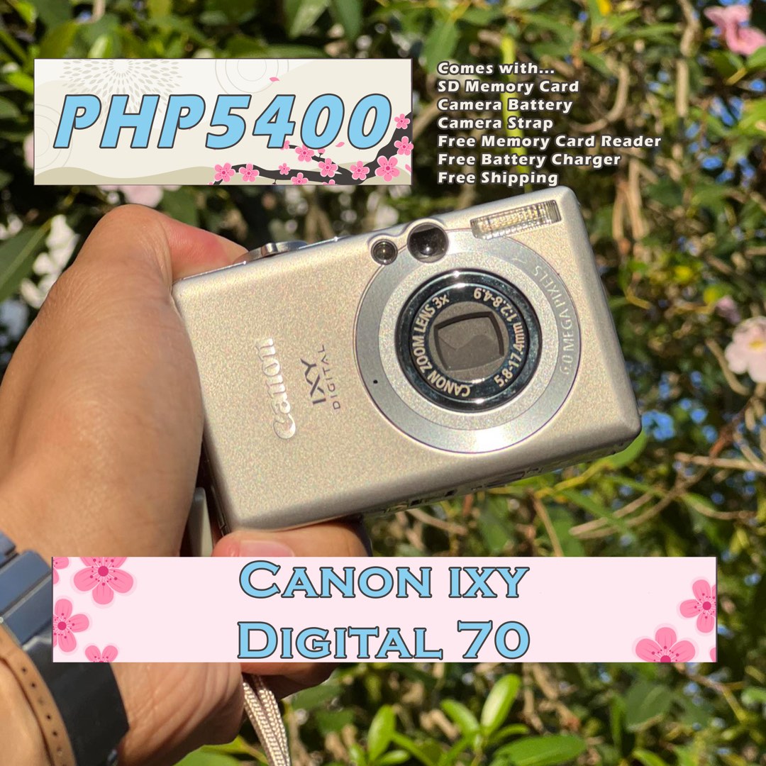 Canon IXY Digital 70 + Freebies on Carousell