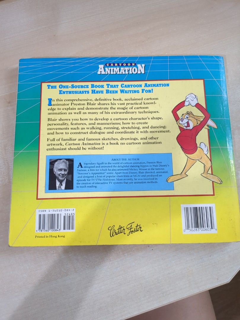 Cartoon Animation by Preston Blair, Hobbies & Toys, Books & Magazines ...