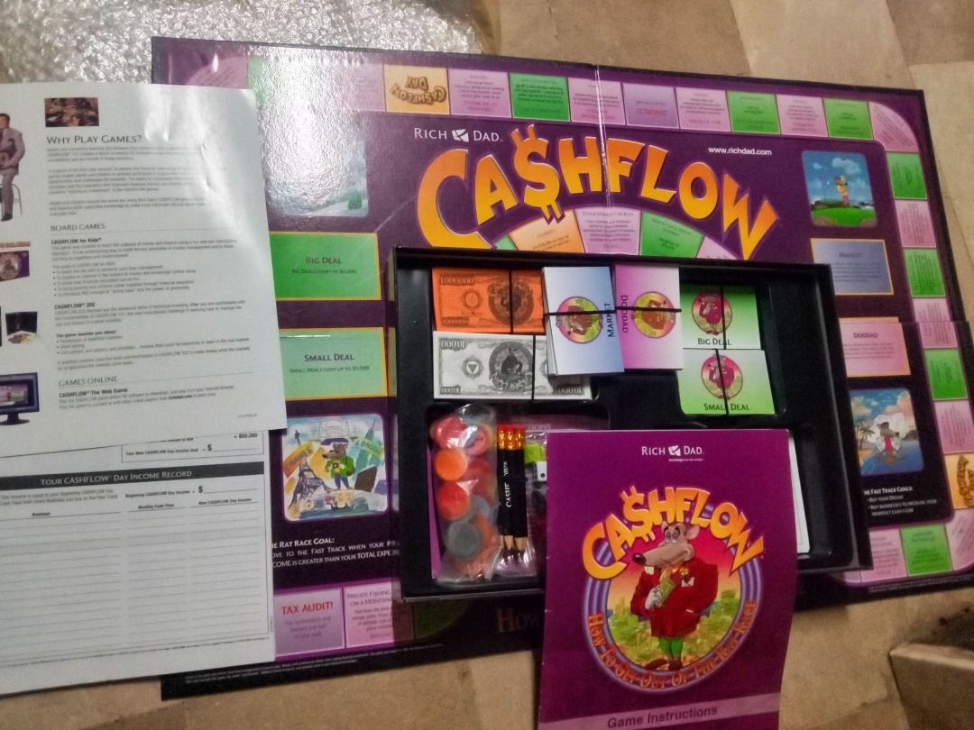 CASHFLOW 101 BOARDGAME by ROBERT KIYOSAKI *RARE FIND*, Hobbies & Toys ...