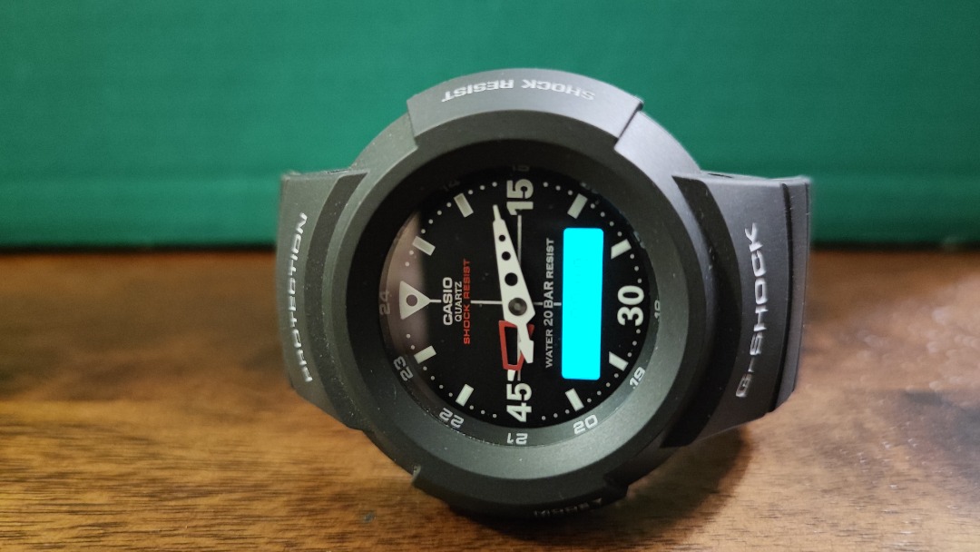 Brand New in Box Casio G-Shock Gshock AW-500E-1EDR ANALOG-DIGITAL AW ...