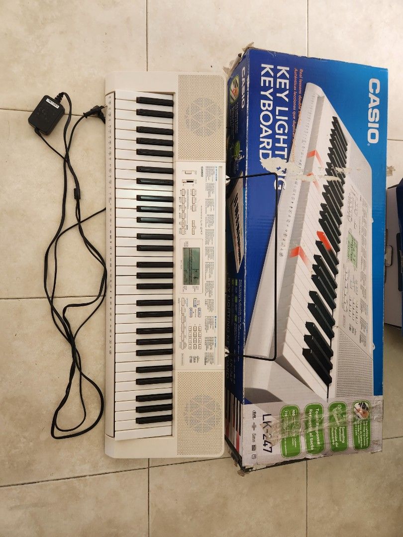 Casio Keyboard LK-247 Key Lighting Keyboard, Hobbies & Toys, Music ...