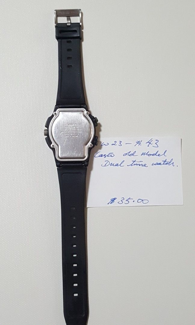 Casio old model Dual Time watch, Men's Fashion, Watches & Accessories ...