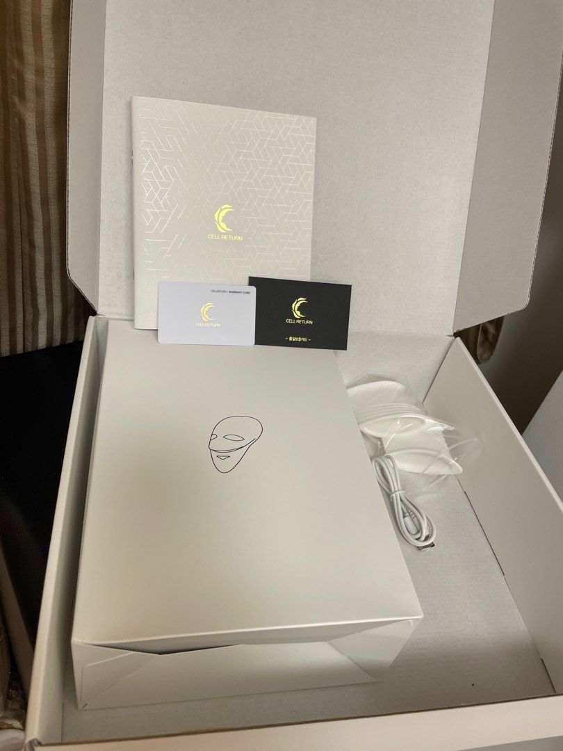 Cellreturn Led Platinum Mask, Beauty & Personal Care, Face, Face Care ...