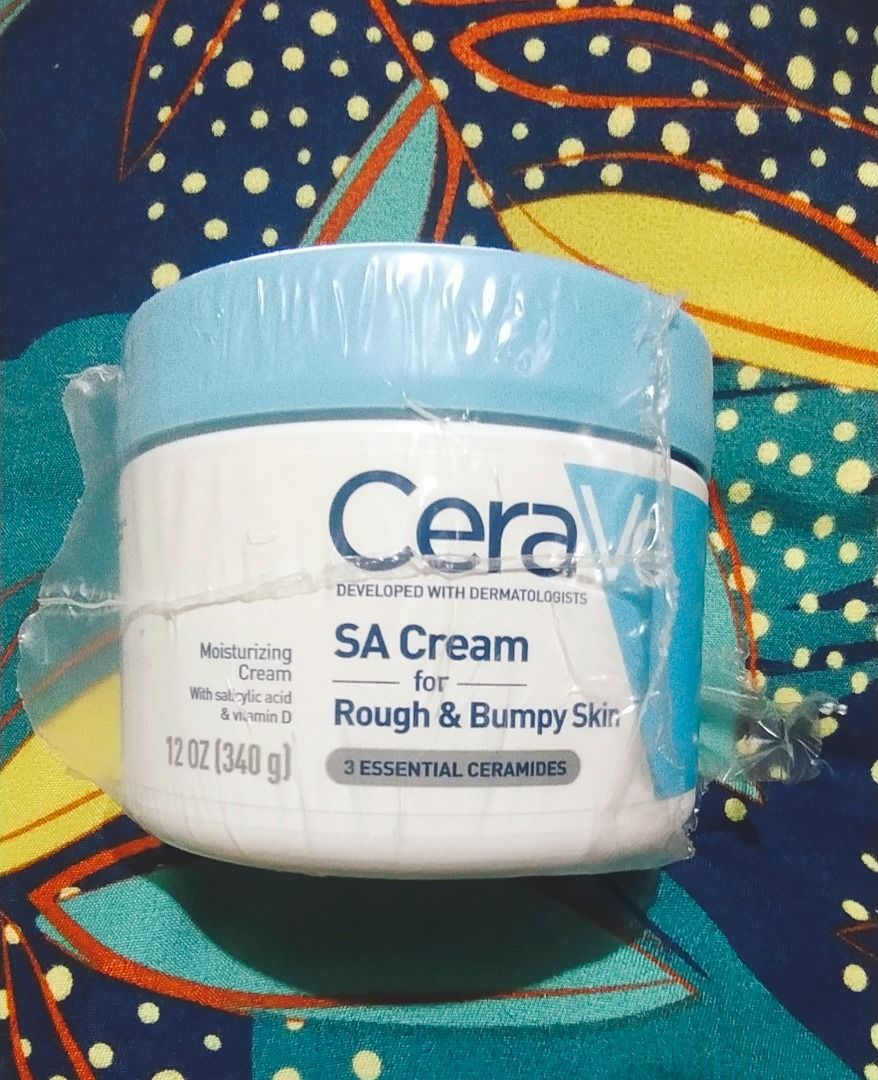 CeraVe SA Cream for Rough & Bumpy Skin 12 OZ (340g), Beauty & Personal ...