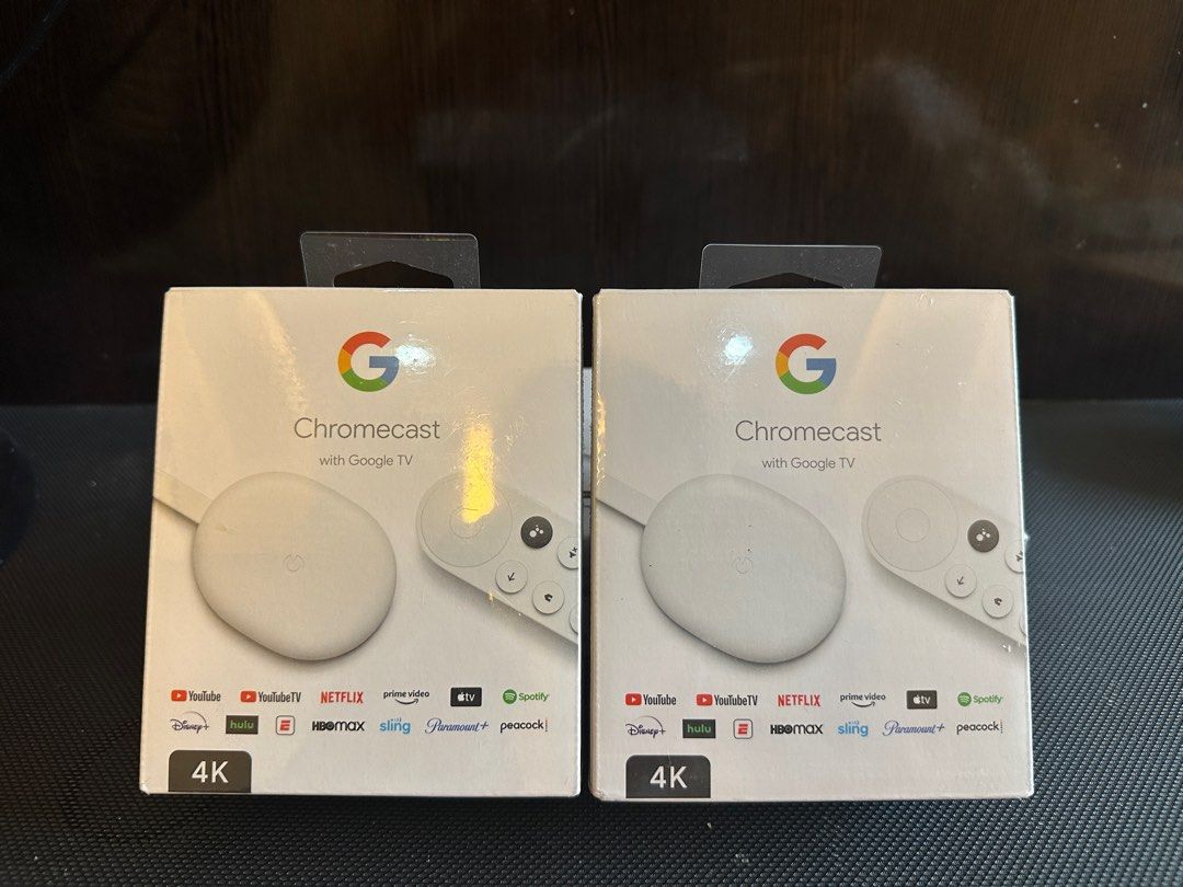 Chromecast with Google TV 4K, Computers & Tech, Office & Business Technology on Carousell