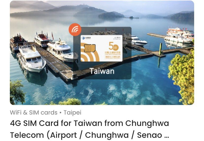 15 days Unlimited Data & TWD100 local international call - Chunghwa Taiwan 4G Sim Card, Mobile ...