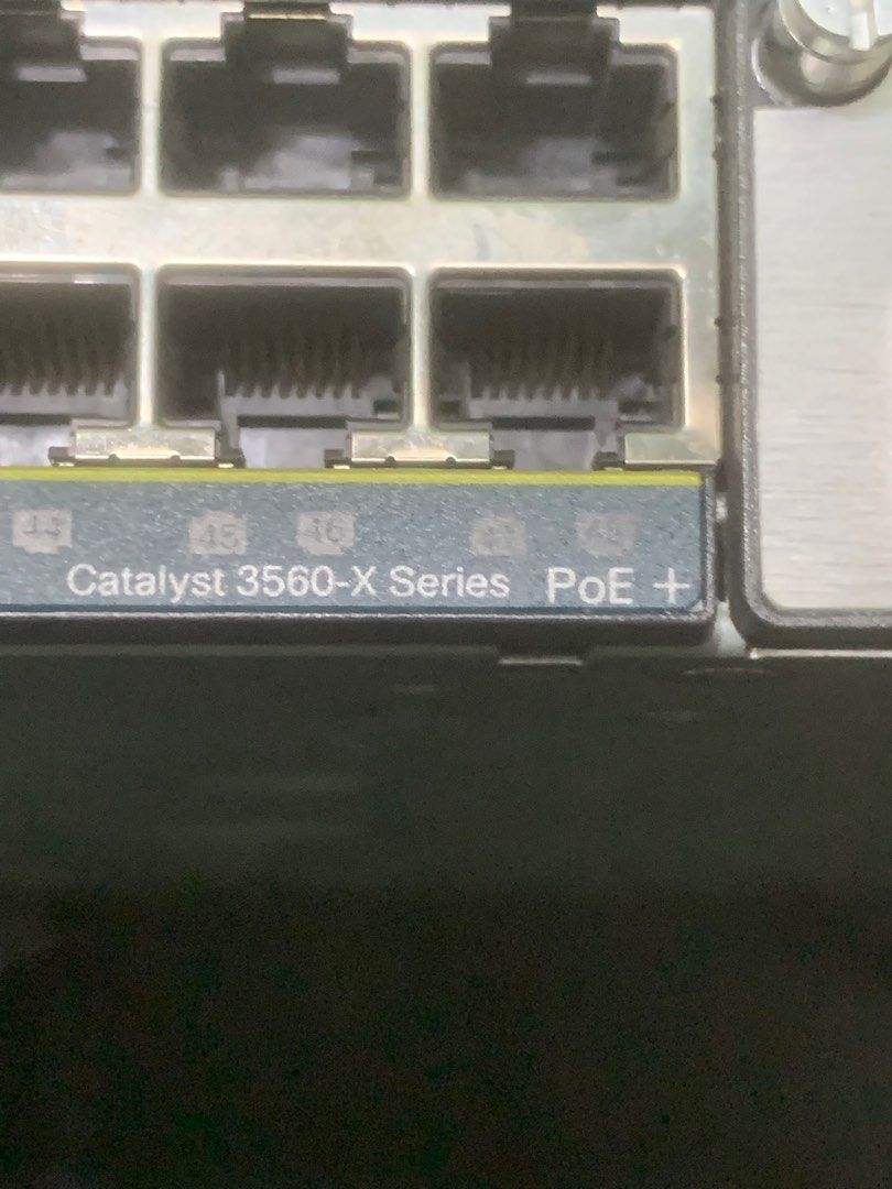 Cisco 3750x PoE 48ports on Carousell