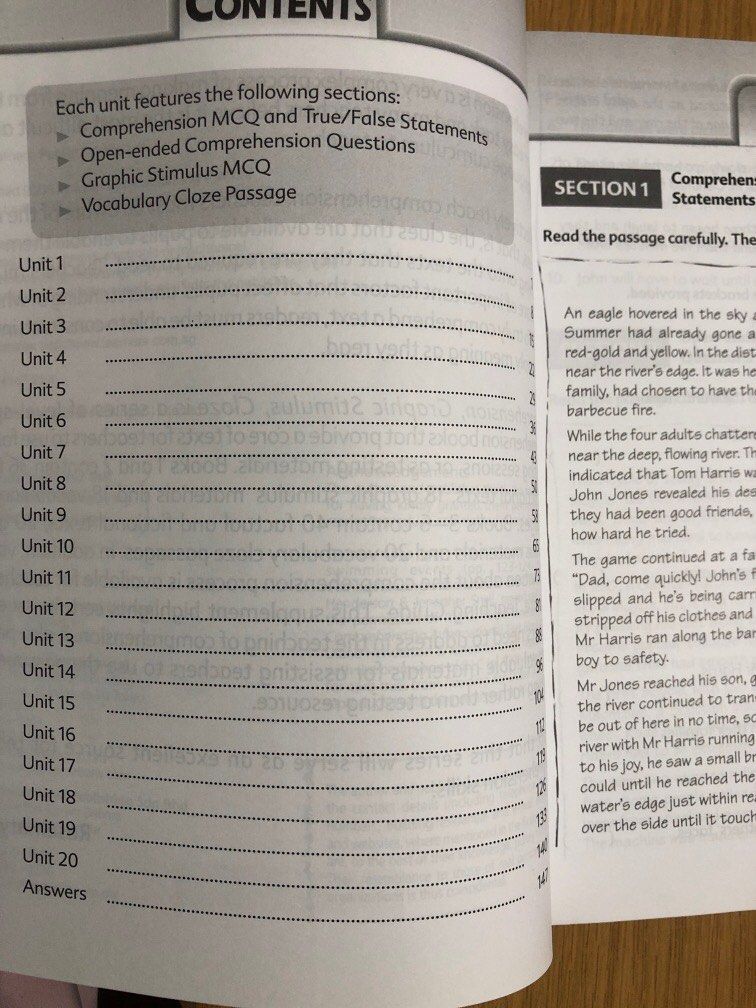 Comprehension Graphic Stimulus Cloze Primary 6 P6 Learners Assessment ...