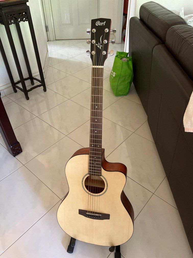 Cort Acoustic Guitar, Hobbies & Toys, Music & Media, Musical ...